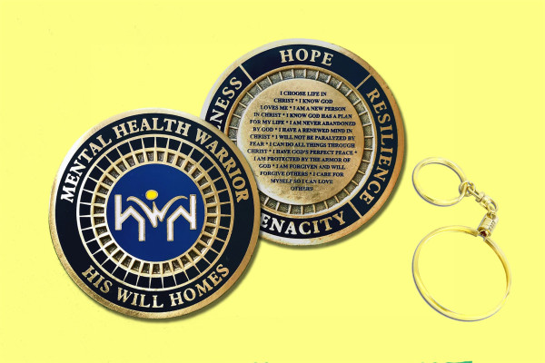 Mental Health Warrior Coin | Rx 4 Wholeness